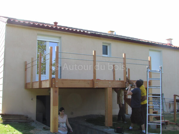 Acheter sa terrasse bois suspendue en kit - Terrasse bois kit à monter